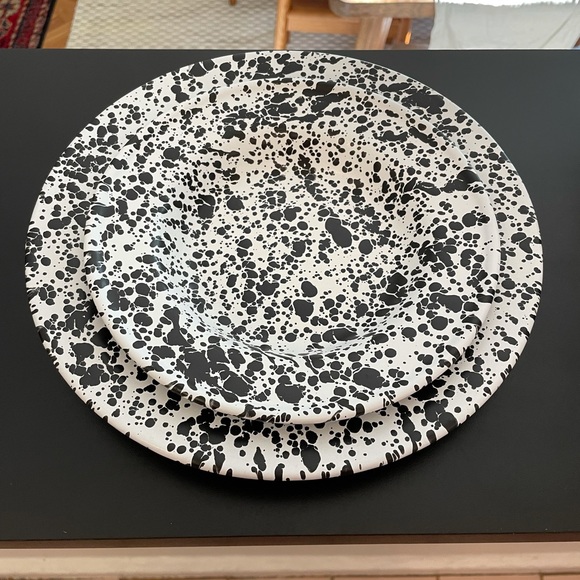 Dining | Splatter Ware Enamel Bowls And Plates | Poshmark